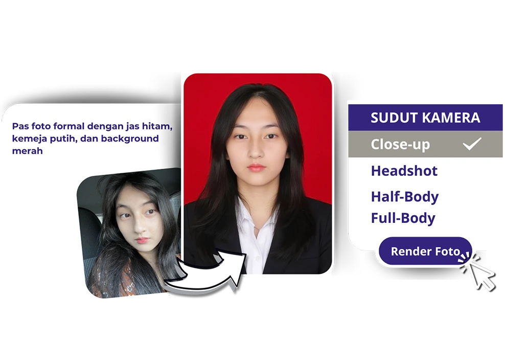 Buat Foto Formal Hanya dari Selfie | Rupa.AI